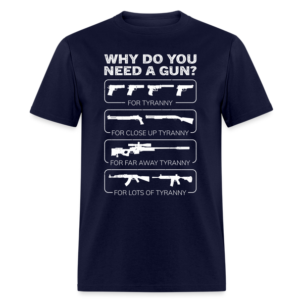 Why Do You Need A Gun T Shirt – UnitedPatriot