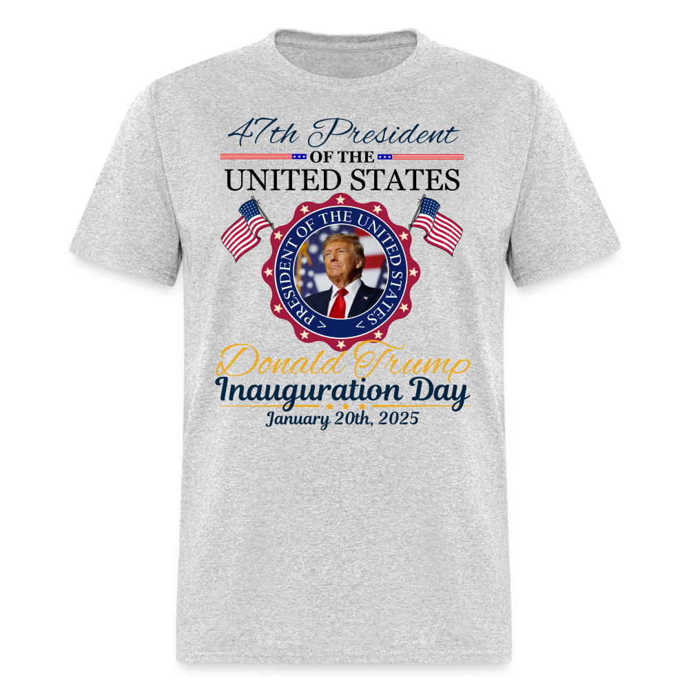 47th US President Inauguration White T Shirt – UnitedPatriot