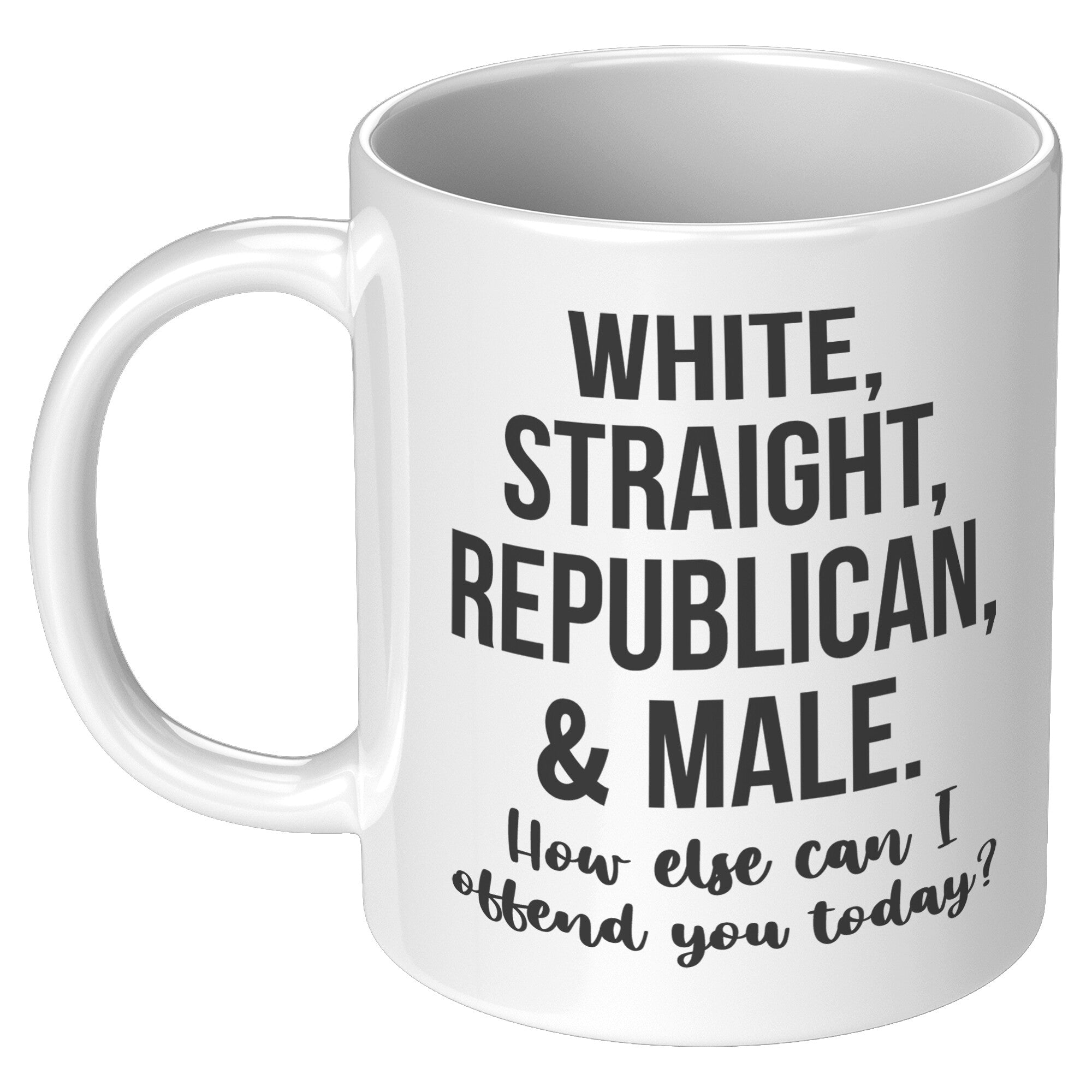 White Straight Republican Mug – UnitedPatriot