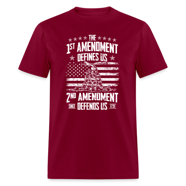 The 1st Amendment Defines Us T-Shirt – UnitedPatriot